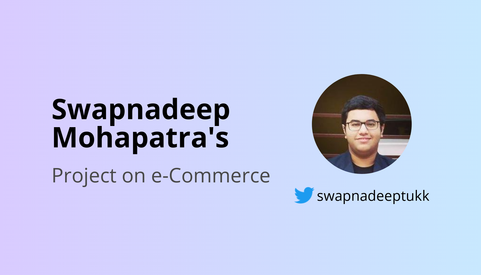 e-Commerce - Swapnadeep
